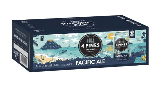 4 PINES PACIFIC ALE CANS 18PK 375ML – Wine Cow