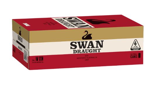 SWAN DRAUGHT CANS 4X6 375ML – Wine Cow