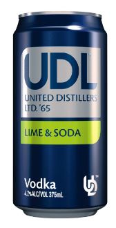 UDL VODKA LIME & SODA CAN 375ML CTN/24 – Wine Cow