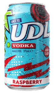 UDL VODKA & RASPBERRY CAN 375ML CTN/24 – Wine Cow