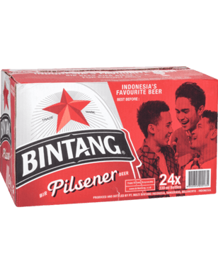Bintang Pilsner Bottles 330ml x 24 – Wine Cow